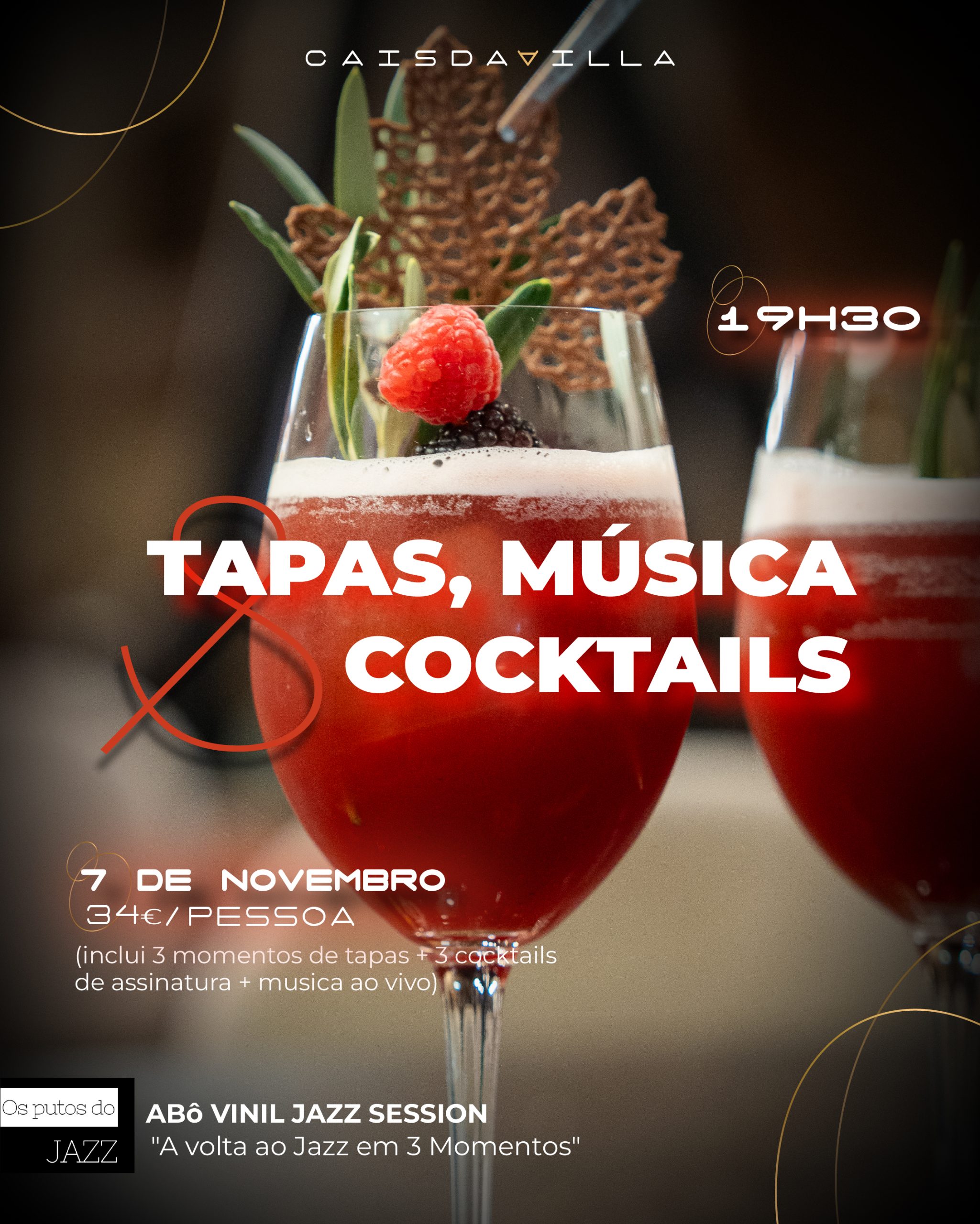 Tapas, Music & Cocktails (November 7)